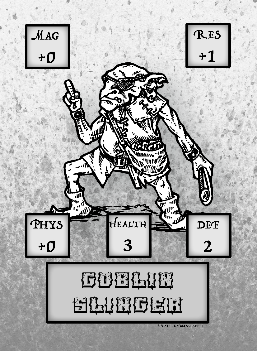 Goblin Slinger 1 – Crumbling Keep